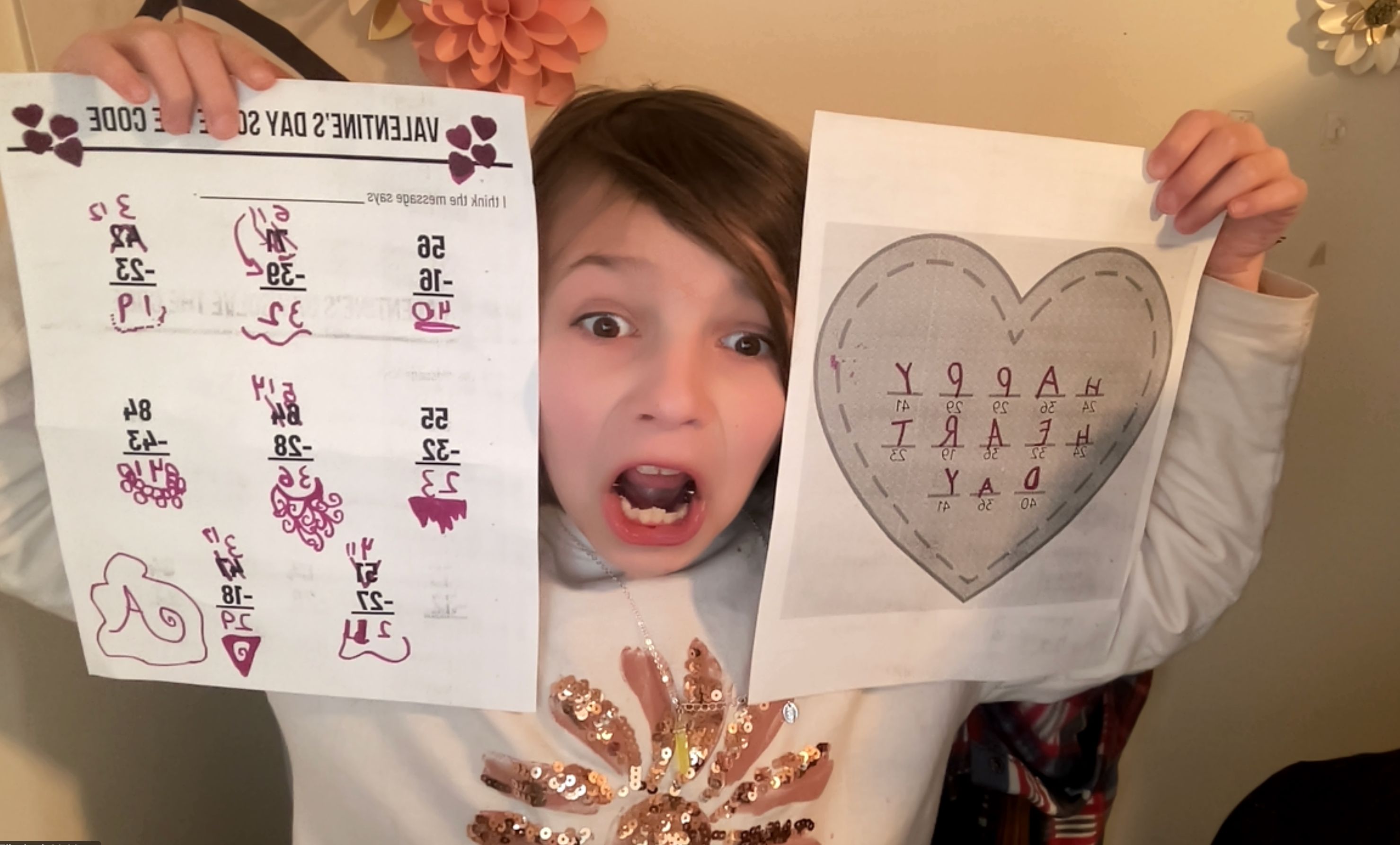 Valentine's Day Math Crack the Code: 2-Digit Adding & Subtracting w ...