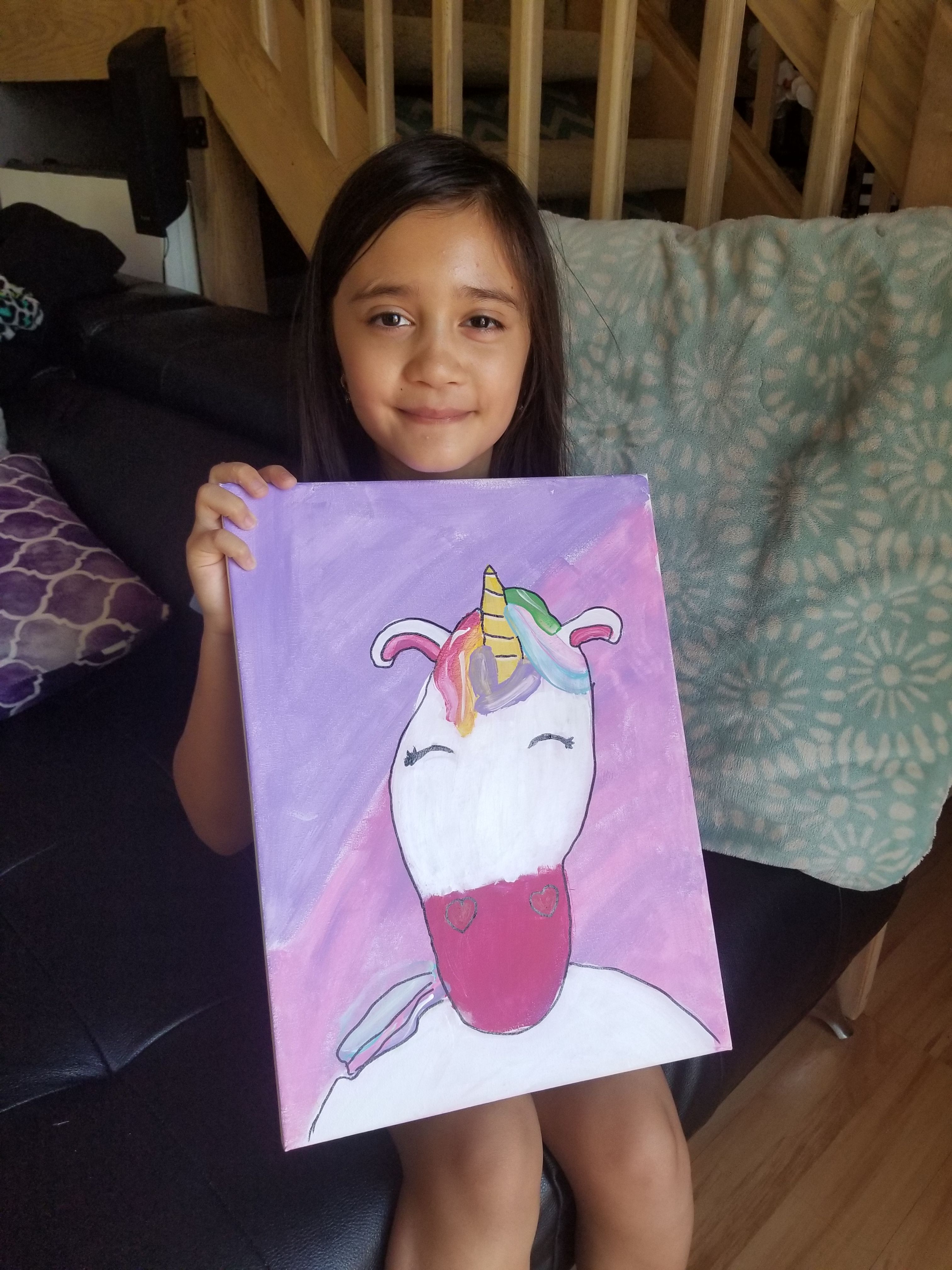 Learn to Paint with Acrylics: Magical Unicorn | Small Online Class for ...