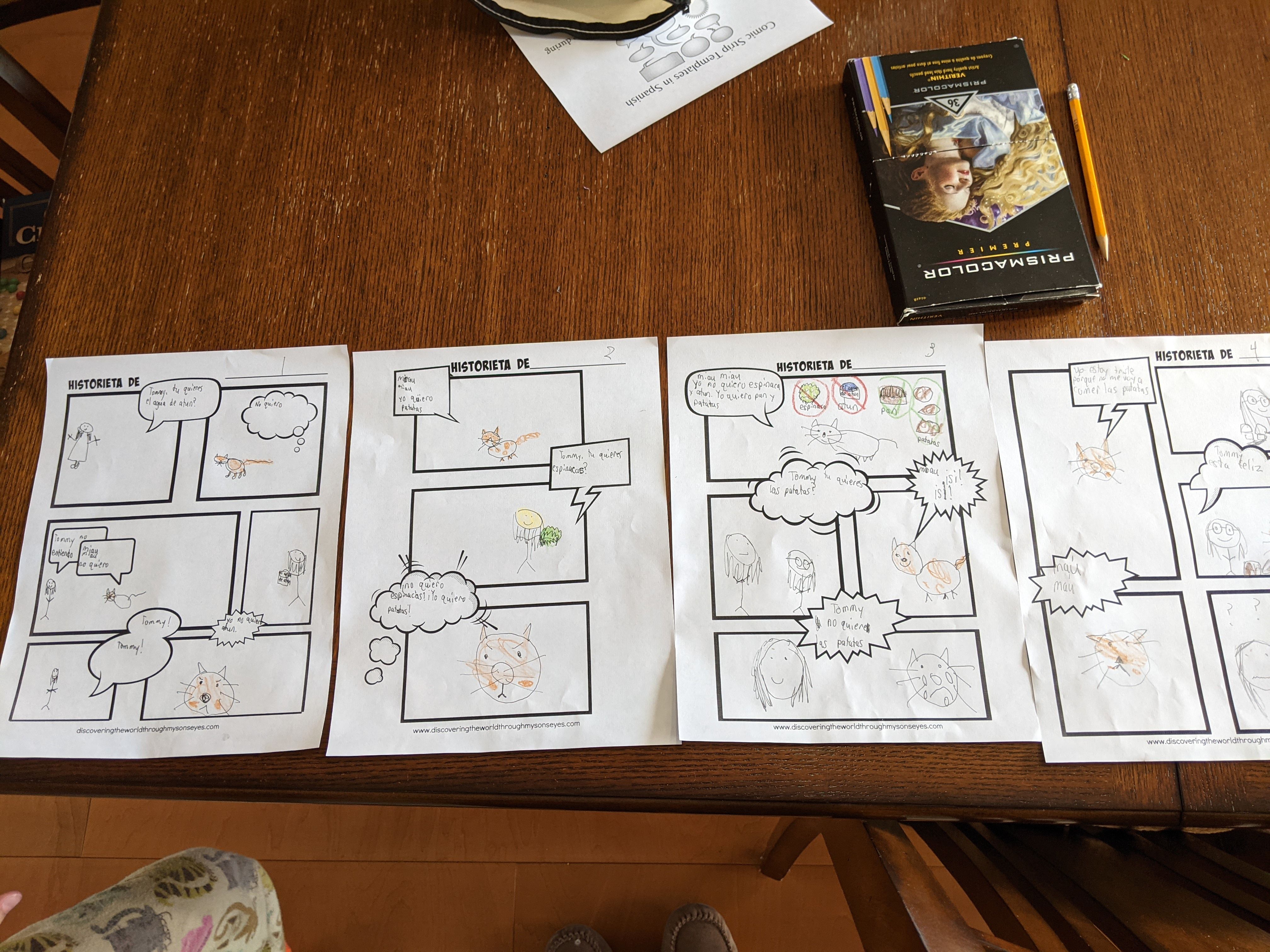 Spanish Comics Creative Writing for Advanced Spanish Learners | Small ...