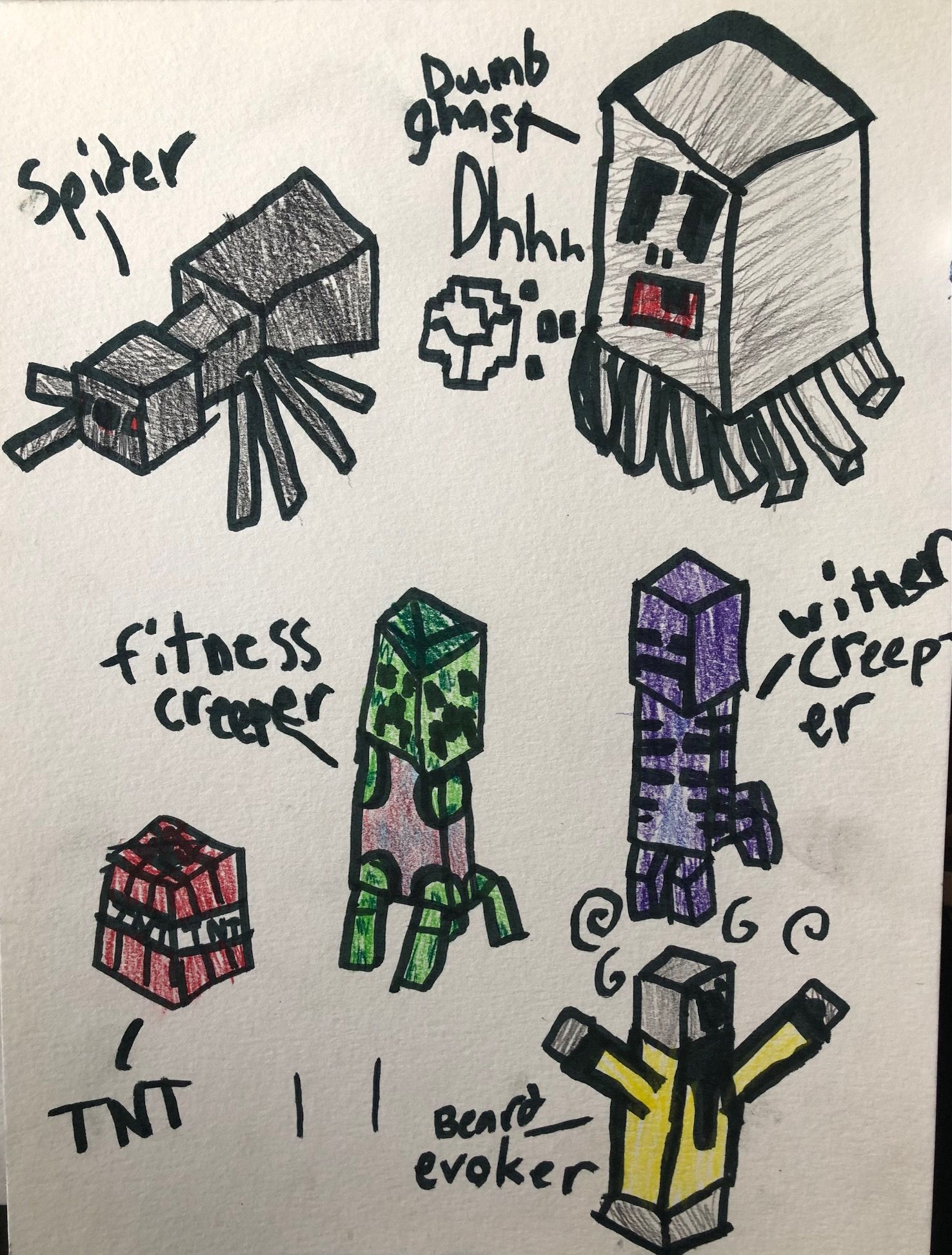 Learn How to Draw Minecraft Mobs! | Small Online Class for Ages 6-11 ...