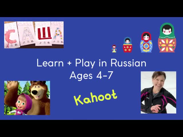Beginner Fun Russian Class With Games Self-Paced | Small Online Class ...